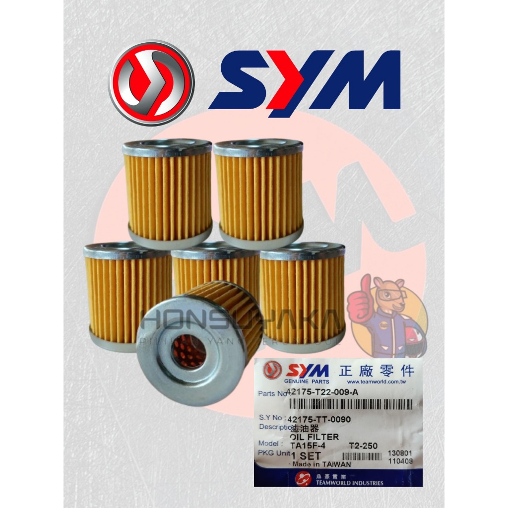 OIL FILTER SYM TS 250 (42175-TT-009-A) | Shopee Malaysia