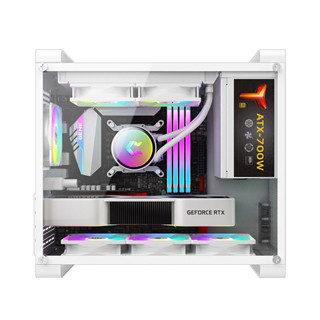 METALFISH G5 MAX Computer Case Gaming PC Chassis Support MATX/ITX 24.5 ...