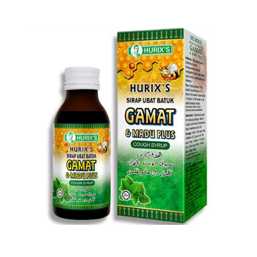 HURIX'S GAMAT & MADU PLUS COUGH SYRUP 180ML | Shopee Malaysia
