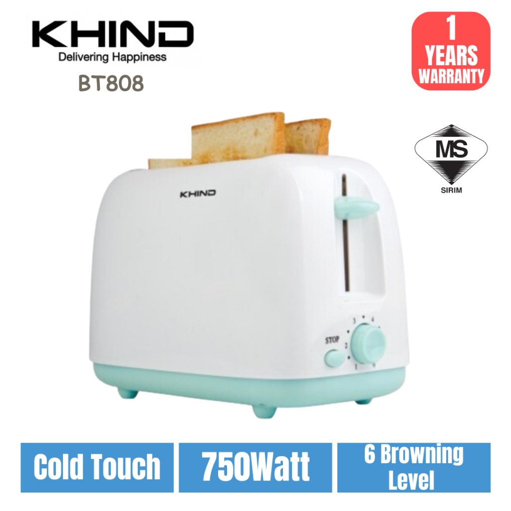 KHIND BREAD TOASTER BT808 / PEMBAKAR ROTI KHIND | Shopee Malaysia