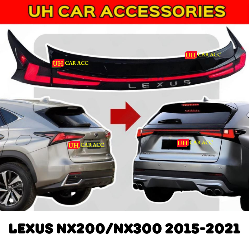 LEXUS NX200 NX300 (2015-2021) LED TAIL LAMP TAILLAMP BRAKE LIGHT DRL ...