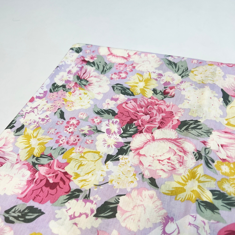 [READY STOCK] Kain Pasang Cotton English Flower Bunga Line Design ...