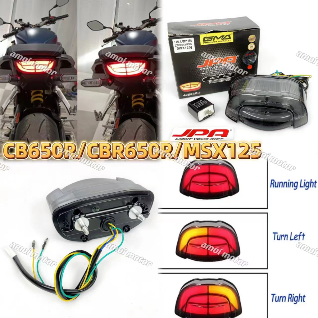 CB650R CBR650R MSX125 LED TAIL LAMP INTEGRATED LED TAIL LIGHT LAMPU BRAKE BELAKANG | Shopee Malaysia