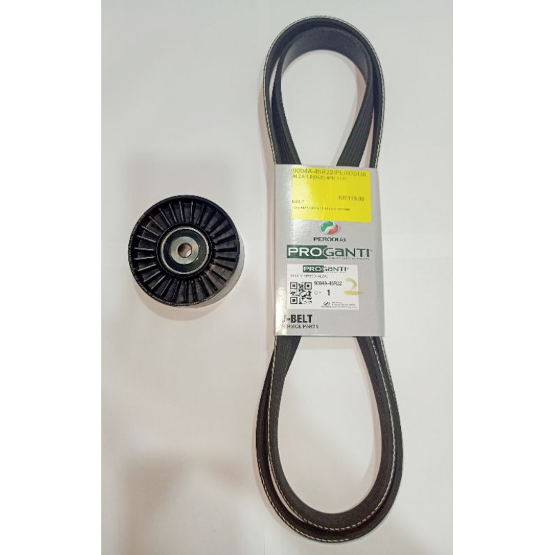 PERODUA ALZA (OLD) FAN BELT & FAN BELT PULLEY (16603-BZ030/PULLEY ...