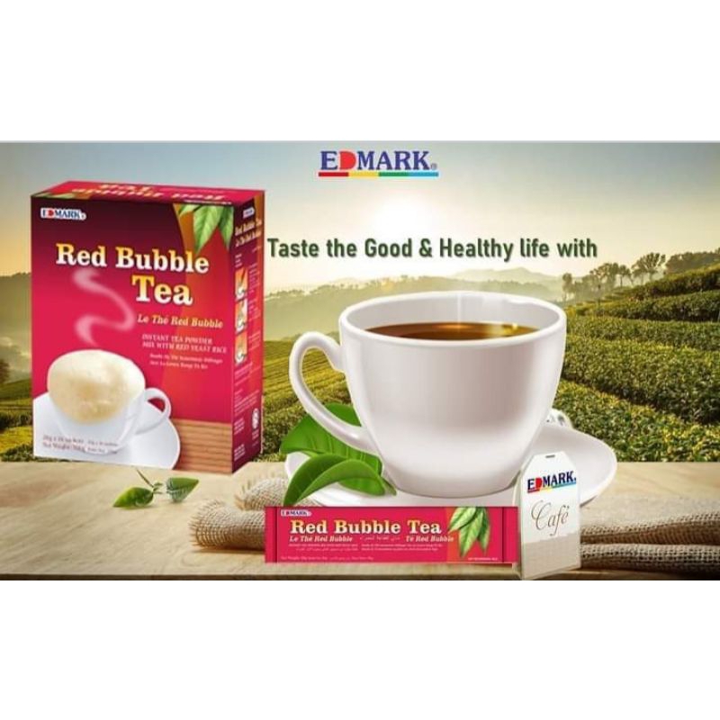 Tea Red Bubble Tea is a 2-in-1 relaxing health drink rich 20 Sachets ...