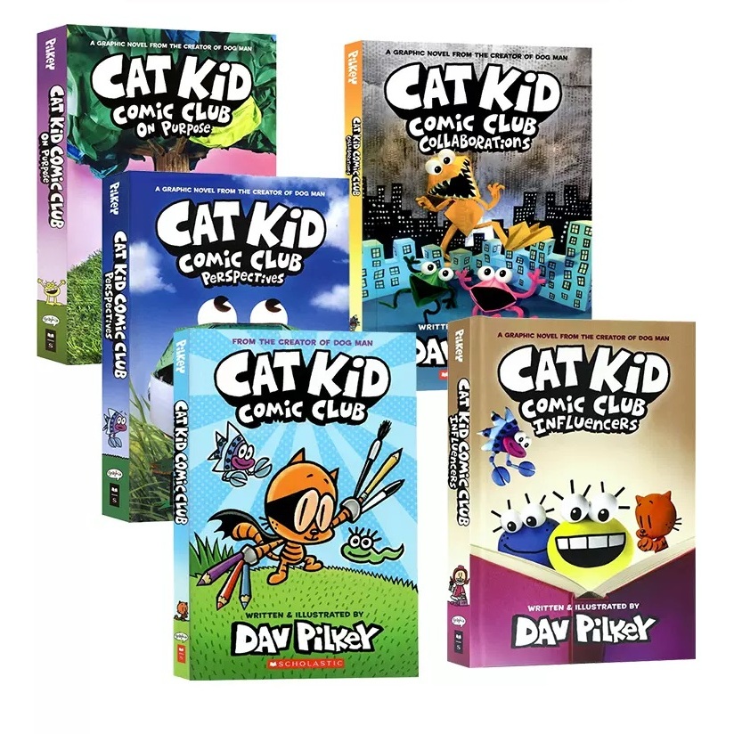 Cat Kid Comic Club #1-5(Hardcover) | Shopee Malaysia