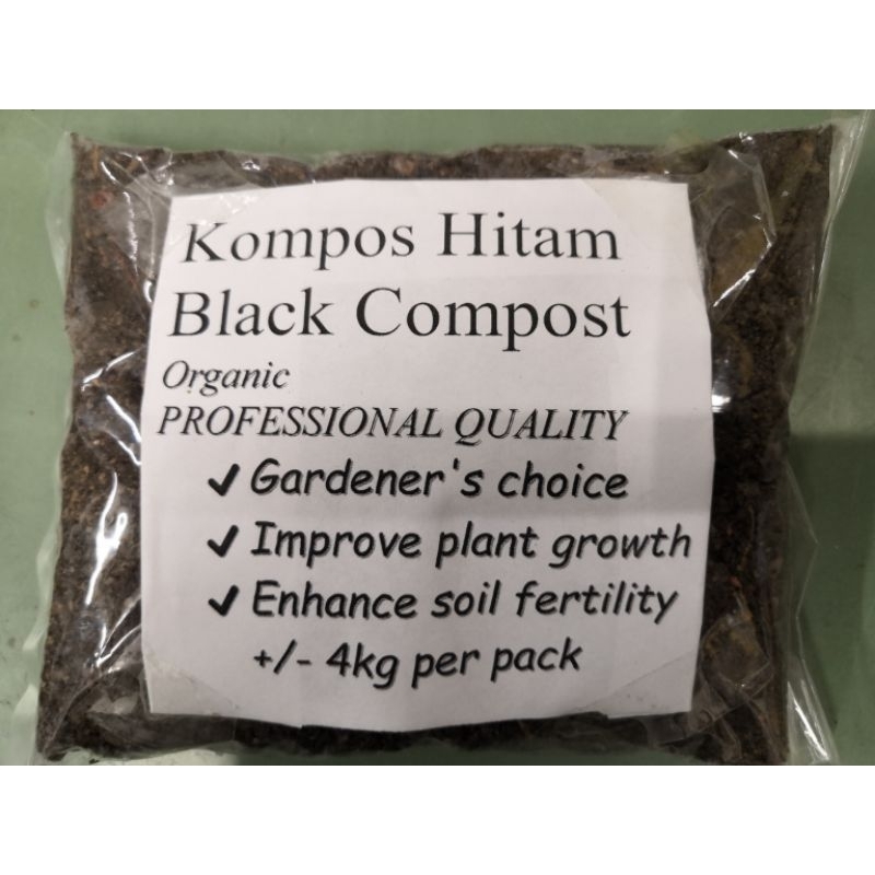 BEST DEAL Baja Gardening Organic compost subur hitam 4Kg | Shopee Malaysia