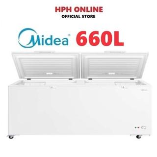 Midea Chest Freezer (390L / 500L / 660L / 860L) Peti Pembeku WD-300W WD ...