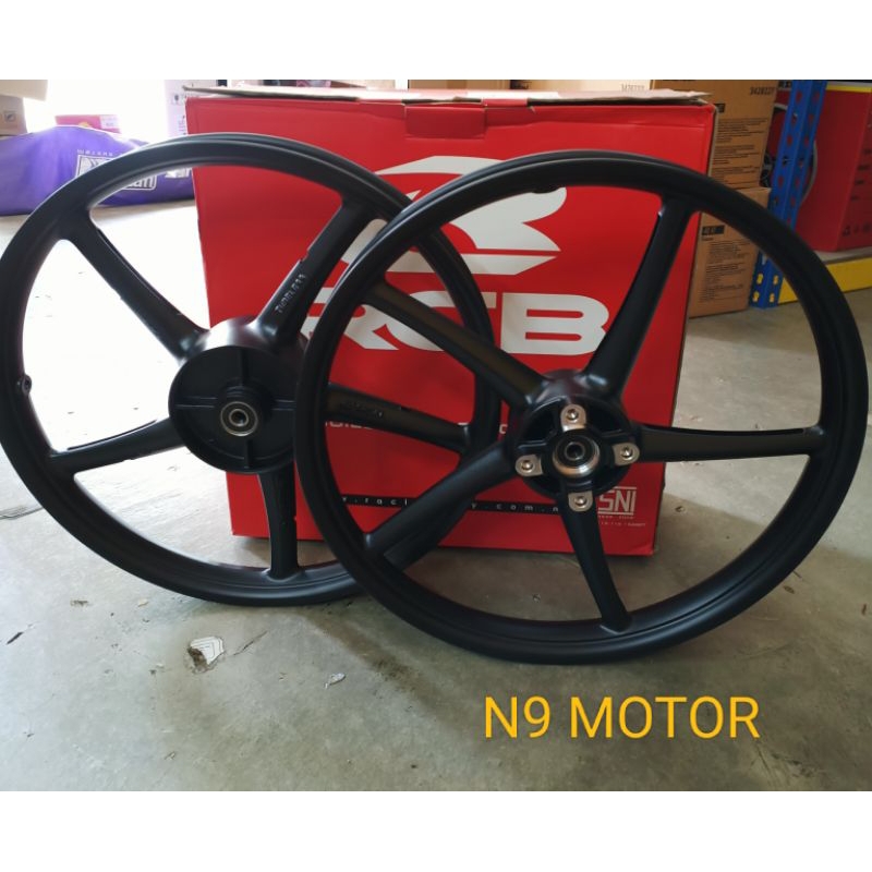 ORIGINAL RCB RACING BOY SPORT RIM SP522 HONDA WAVE110 (MATT BLACK ...