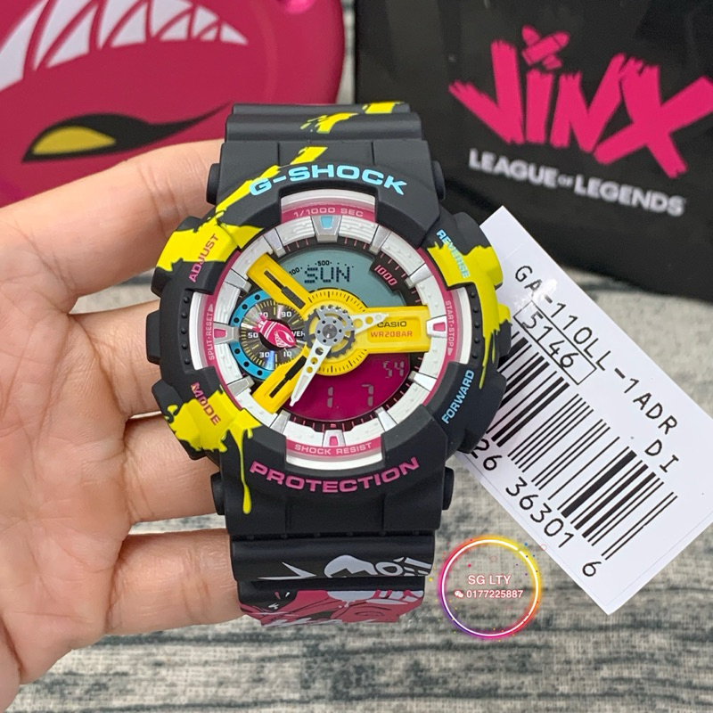 CASIO G-SHOCK GA-110LL-1A x LEAGUE OF LEGEND Collaboration model smash hit global online game ...