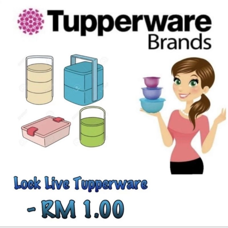 Lock live Tupperware rm1 | Shopee Malaysia