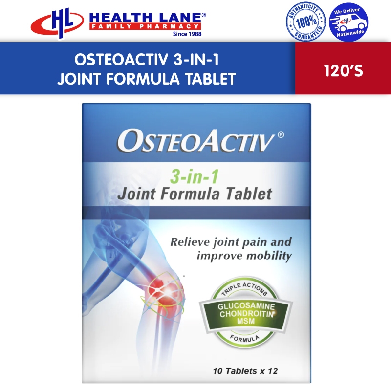 Osteoactiv 3 In 1 Joint Formula Tablet (120's) | Shopee Malaysia