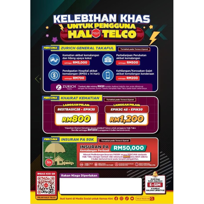 🔥SIMKAD HALO TELCO🔥🔥 | Shopee Malaysia