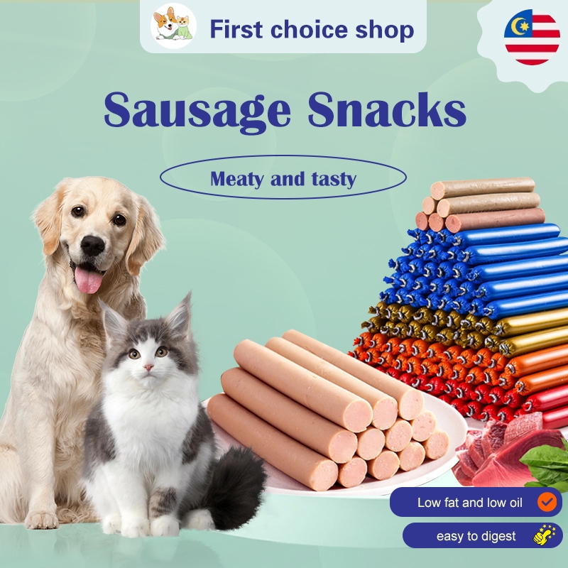 Pet Sausage pet Treat Snack Cats Sausage Pets No Salt Protein Low Fat ...