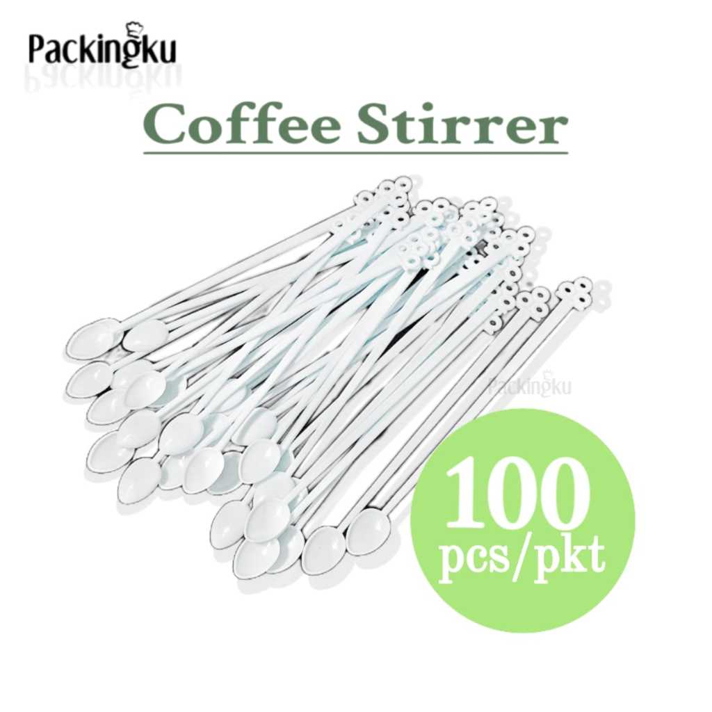 【100pcs+/-】 Pengacau Kopi Plastik Pakai 5 inci - Pengacau Teh | Shopee ...
