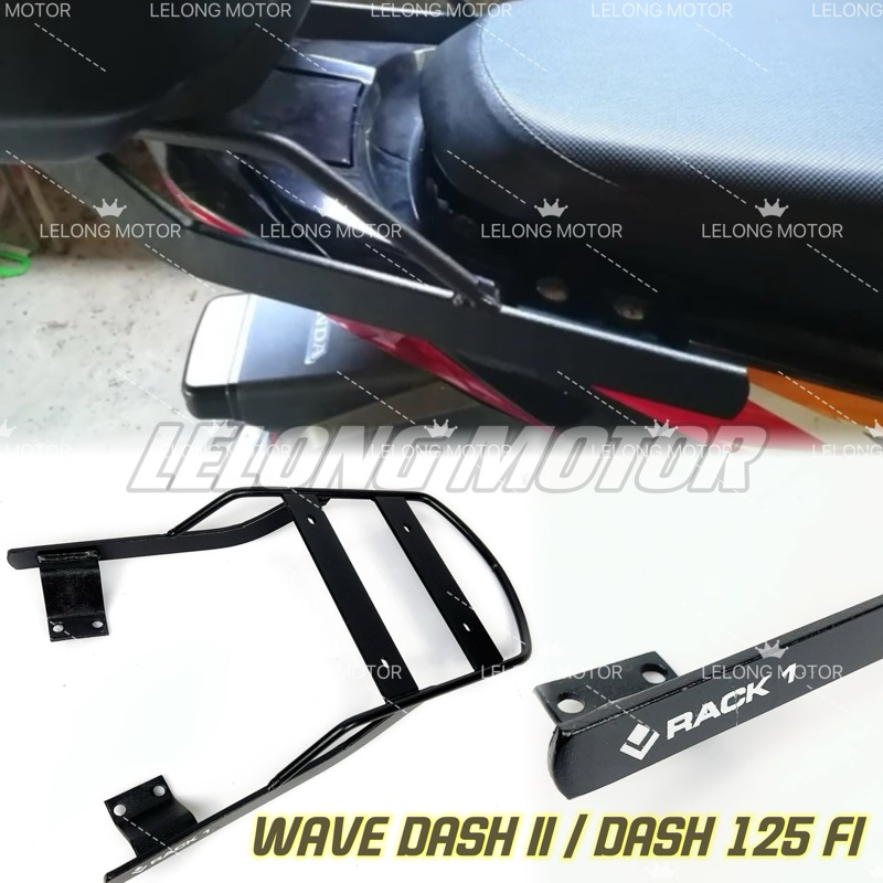WAVE DASH V1 V2 WAVE DASH II DASH 125 FI MONORACK HEAVY DUTY NORMAL TOP ...
