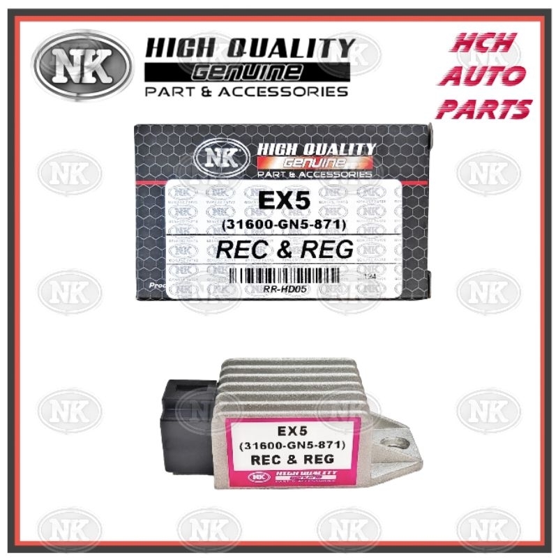 RECTIFIER & REGULATOR - HONDA - EX5 - 31600-GN5-871/ GBO J/ EX5 HI ...