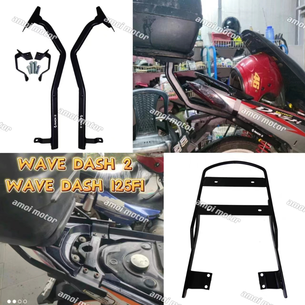 WAVE DASH 1 DASH 2 DASH V1 V2 WAVE DASH 125 Fi MONORACK J TOP BOX RACK BRACKET TOP BOX | Shopee ...