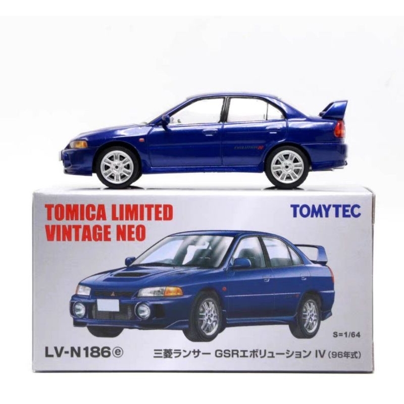 1/64 Tomica Limited Vintage Neo LV-N186e Mitsubishi Lancer GSR ...