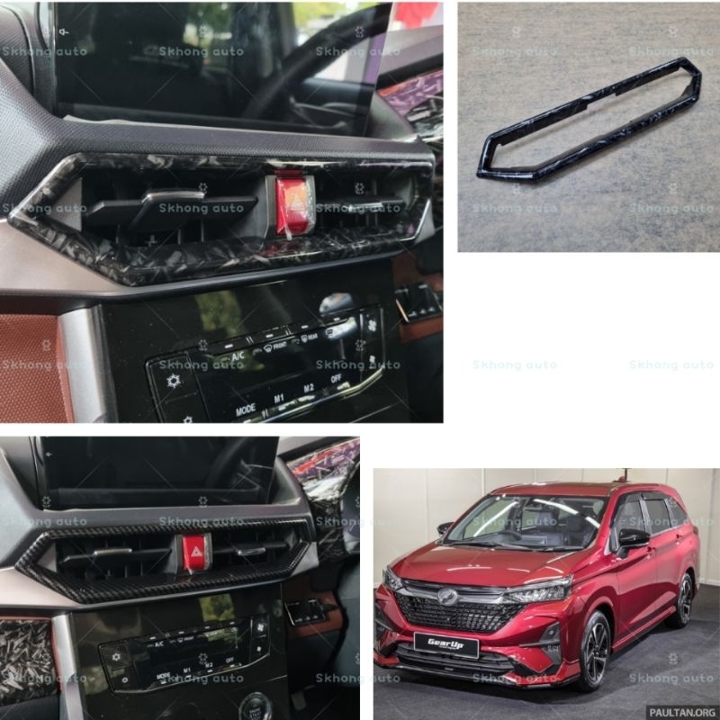 Perodua alza 2022-2025 centre air outlet frame garnish accessories alza ...