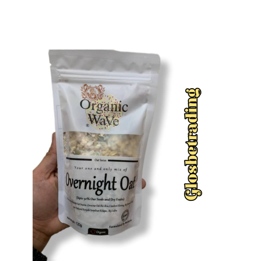 MAMAMI ORGANIC WAVE OVERNIGHT OAT 120G ( ORIGINAL / MATCHA / PROTEIN ...
