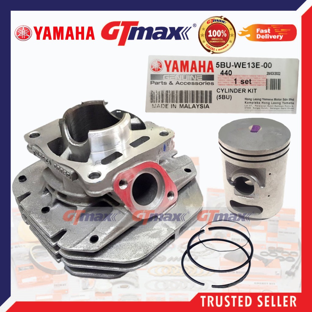 Y125 BLOCK SET Y125 CYLINDER KIT 125Z 125ZR BLOCK KIT SET CYLINDER PISTON & RINGS [100% ORIGINAL ...
