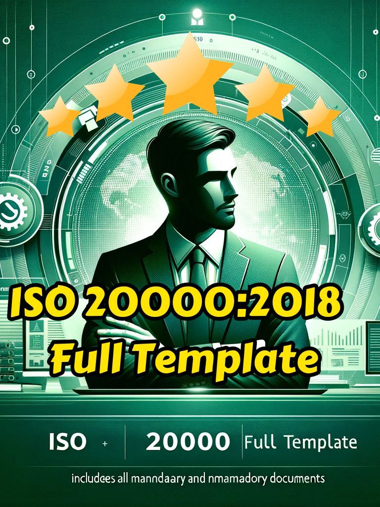 5 Stars! FULL ISO 20000 GPT + office templates Certified ISO auditor ...