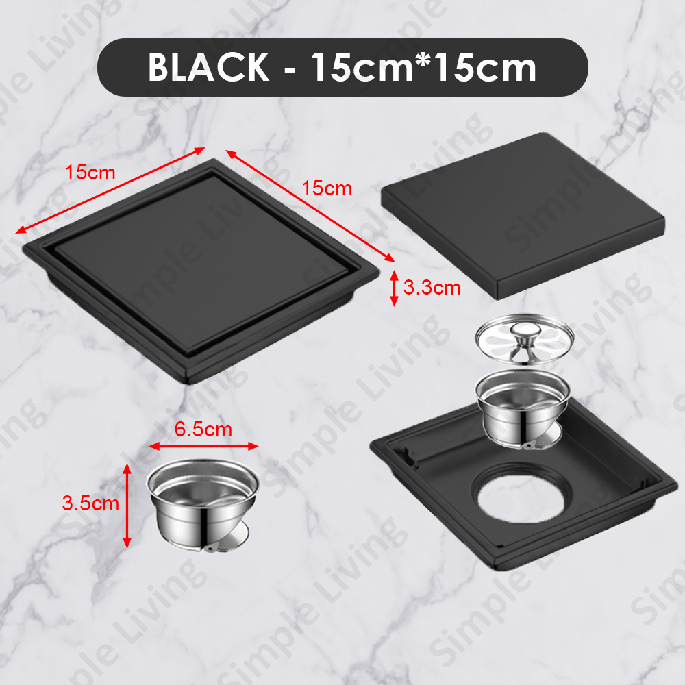 Floor Drain Grating Stainless Steel Floor Trap Anti Insect Trap Anti ...