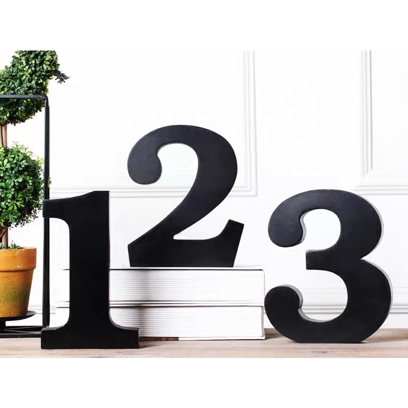 Black H8cm Waterproof Alphabet ABC Letter Box Huruf Hiasan Dinding ...