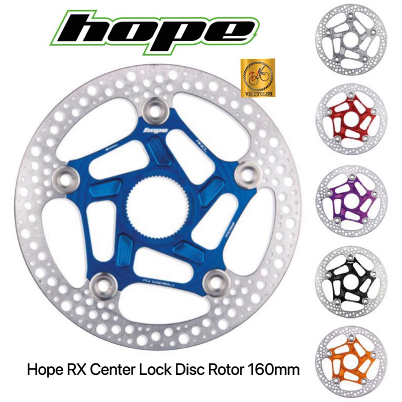 Hope RX Center Lock Disc Rotor 160mm Gravel Bike xc road Hybrid bike ...