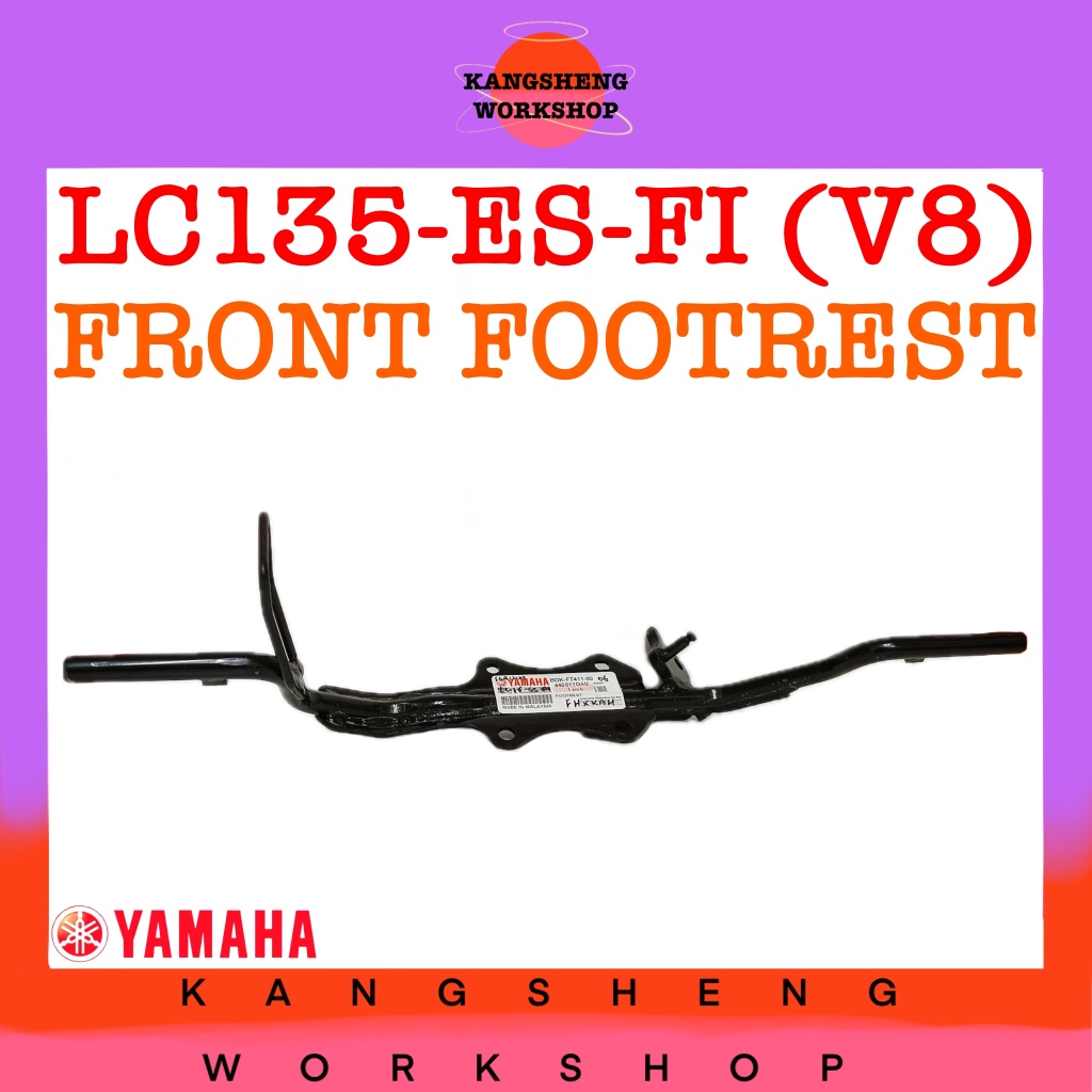 YAMAHA LC135-FI (V8) FRONT FOOTREST (ORIGINAL/NOR) FUEL INJECTION NEW ...