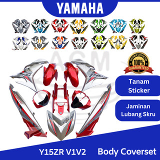 YAMAHA Y15ZR V1 V2 Tanam Sticker Coverset Exciter Thai Four Kings ...
