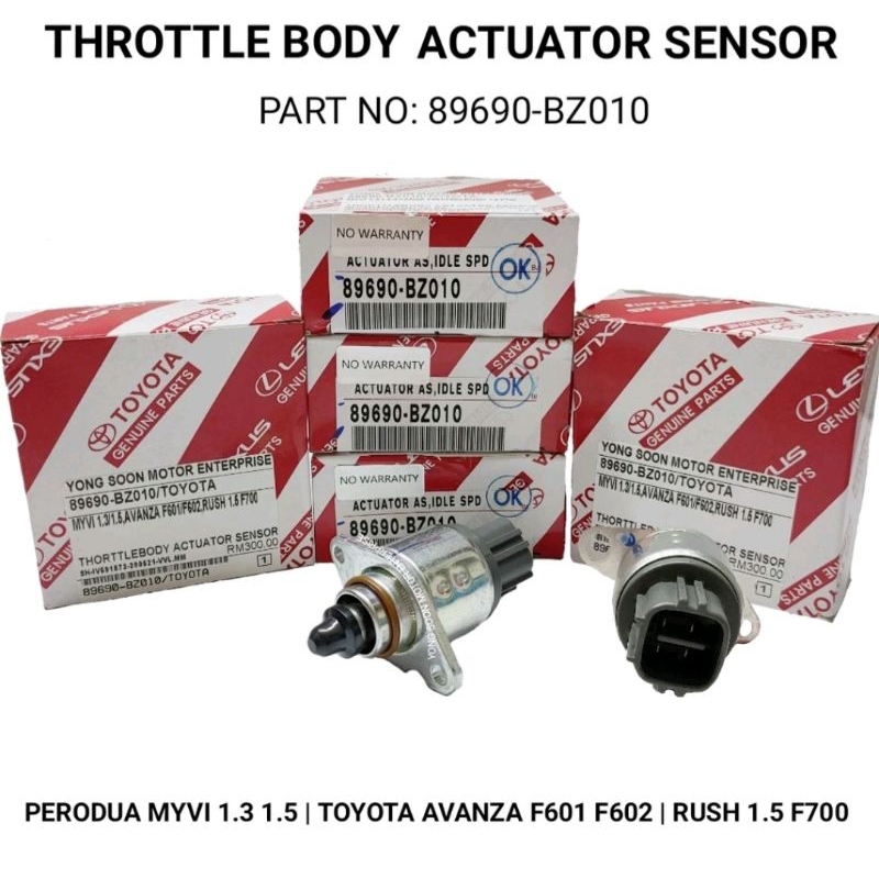 100% ORIGINAL TOYOTA THROTTLE BODY ACTUATOR SENSOR 89690-BZ010 TOYOTA ...