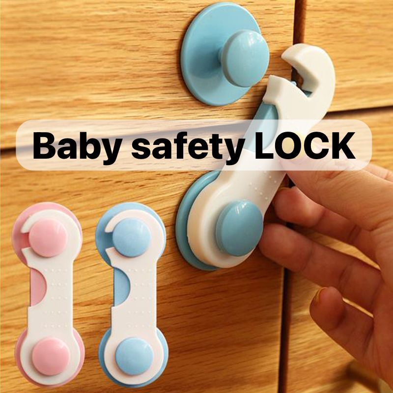 Baby Safety Lock Cupboard Cabinet Door Drawer Security Lock | Shopee ...