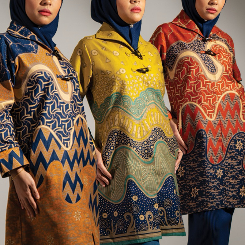 Batik Ombak Exclusive Design untuk Wanita Moden - Pilihan Serba ...