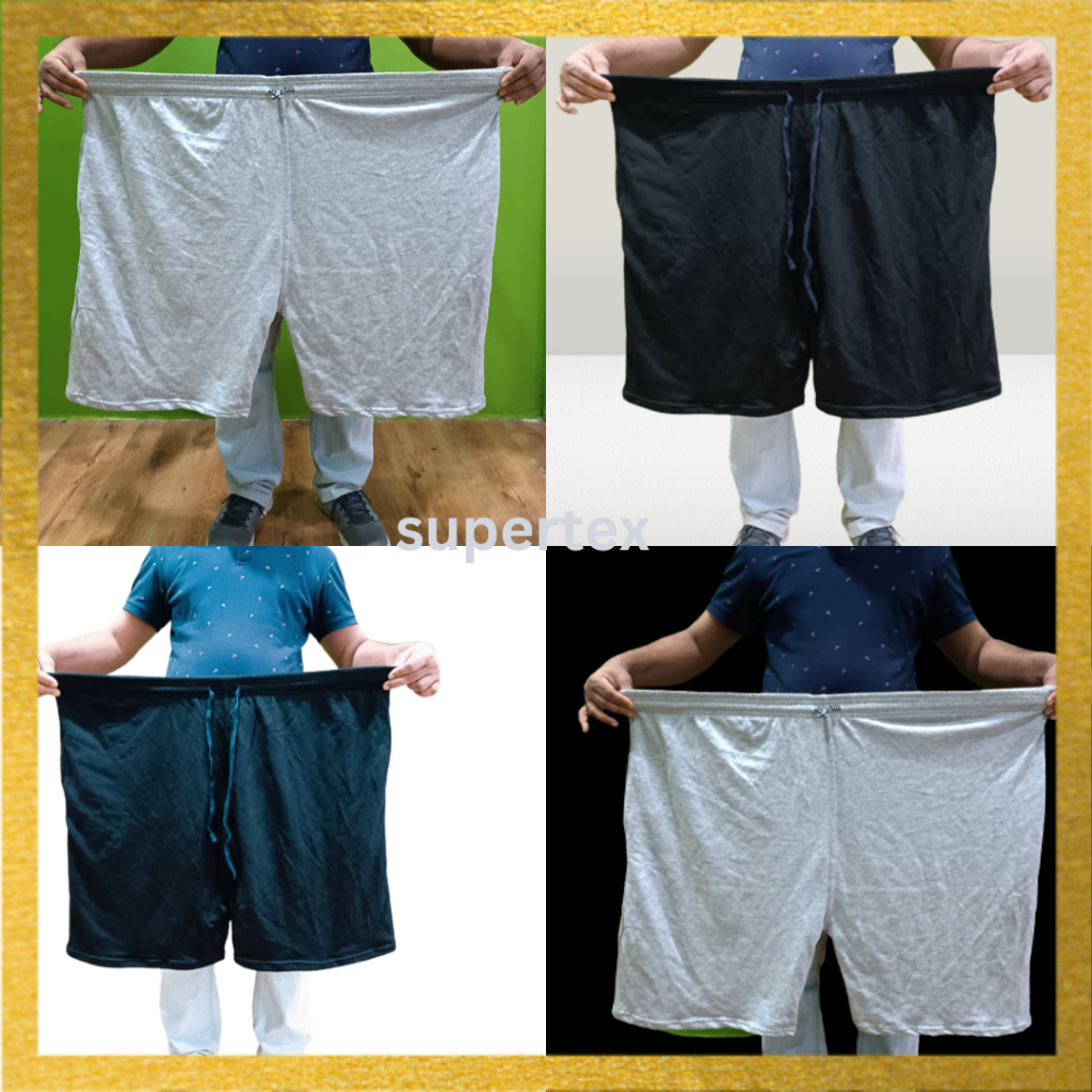 Short pants [2XL-12XL]Men short pants 100% cotton Men shorts / Seluar ...
