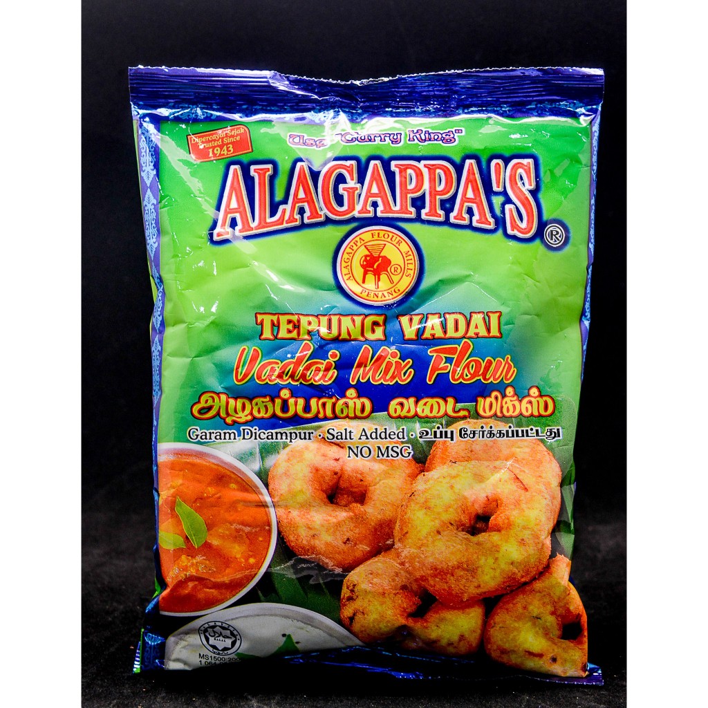 VADAI Mixed Flour by ALAGAPPAS Malaysia, Tepung VADE Alagappas, HALAL ...