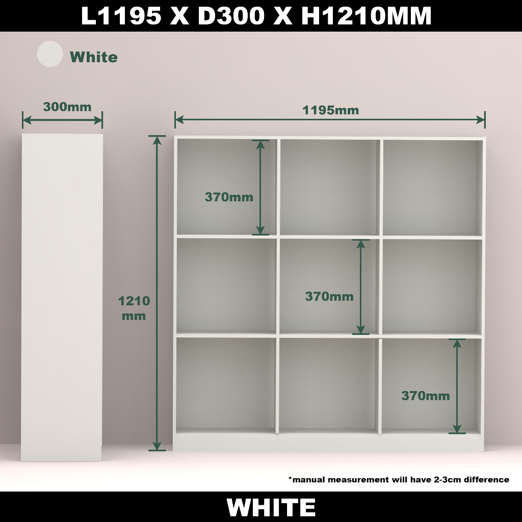 SinChew 9 Tier Bookcase / 9 Cube Bookcase / Almari Buku / Rak Buku Rack ...
