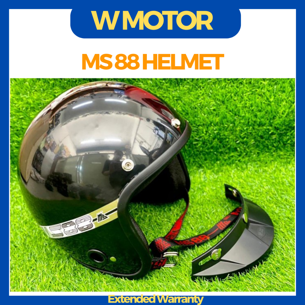 HELMET MS88 100% ori ( blue black white red) | Shopee Malaysia