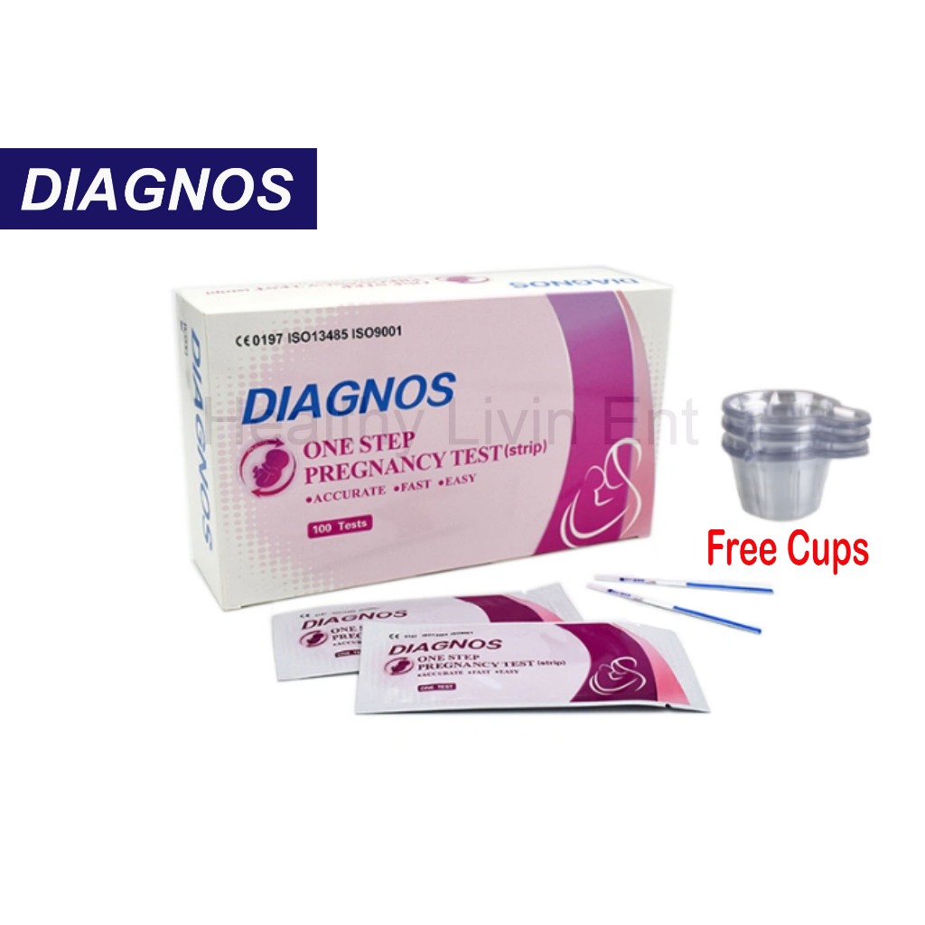 UPT 50pcs DIAGNOS Brand Urine Pregnancy Test Strip 10mIU High ...
