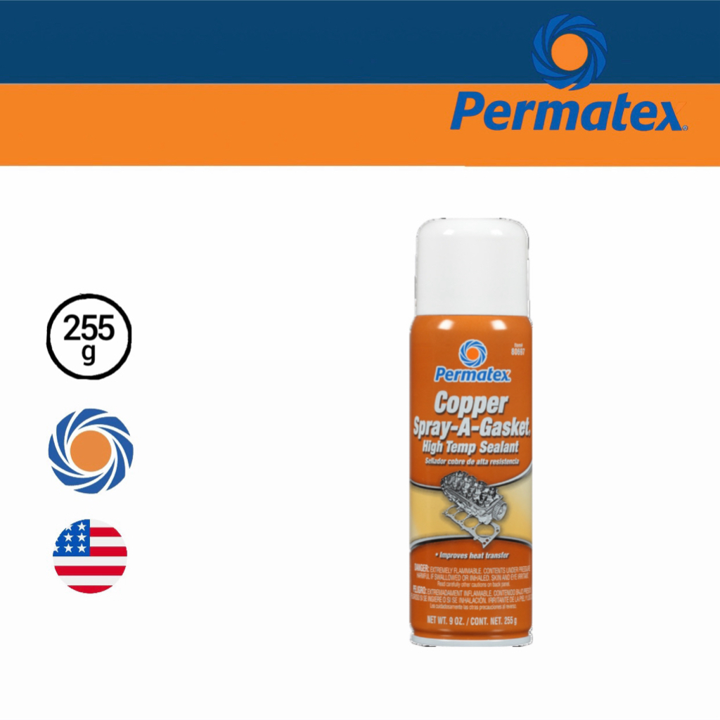PERMATEX®️ COPPER SPRAY-A-GASKET®️ HIGH-TEMP SEALANT 255 G | Shopee ...