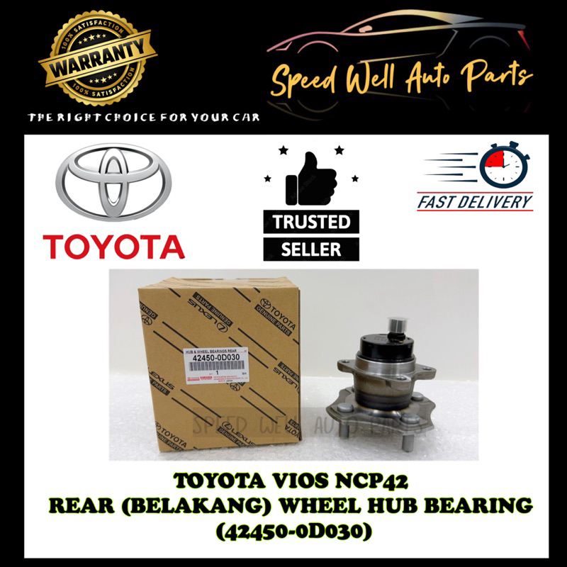 TOYOTA VIOS NCP42 1.5cc REAR (BELAKANG) WHEEL HUB BEARING (TOYOTA ...