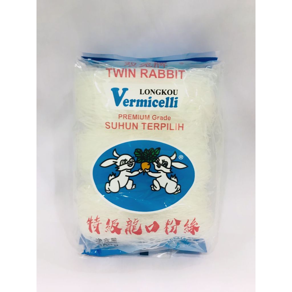 Twin Rabbit Longkou Vermicelli/ / Twin Rabbit Suhun Terpilih / 双免牌特级粉絲 ...