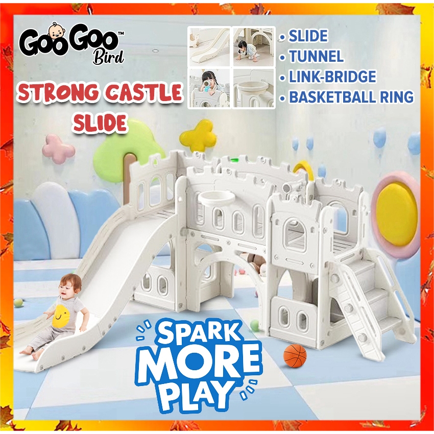 GOOGOO BIRD Multi-Functional Indoor Outdoor Strong Castle Bridge Set ...