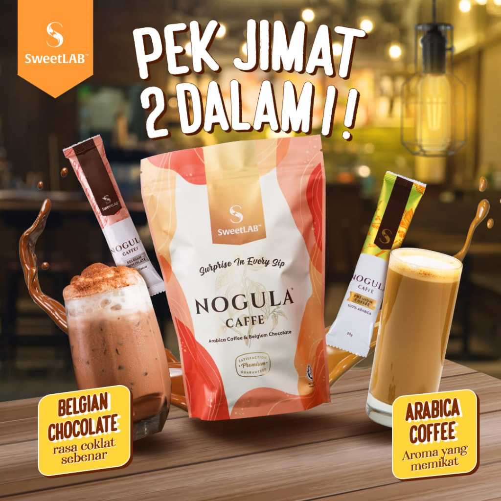 [KL PHARMACY][100% ORIGINAL] SweetLAB Nogula Caffe Mix Pack (10's ...