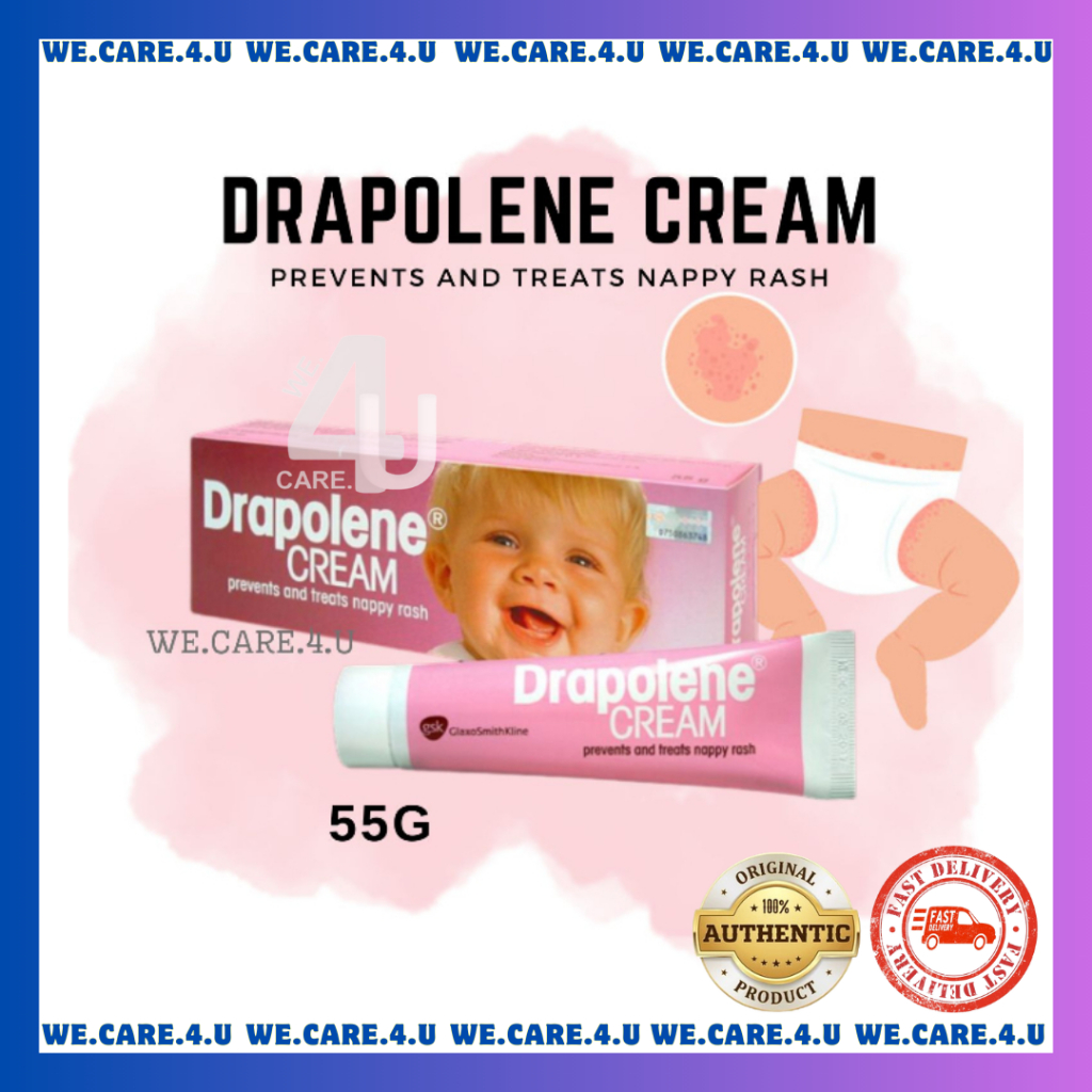 ~DRAPOLENE NAPPY RASH CREAM 55G/VALUE PACK (2X55G) 婴儿护臀霜 | Shopee Malaysia