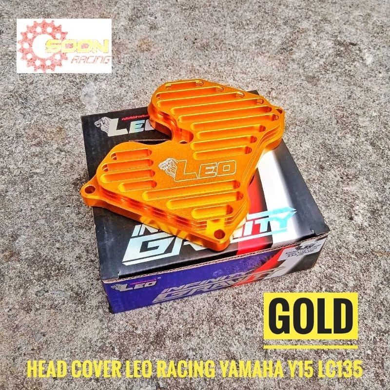 LEO LC Y15 RACING HEAD COVER CNC ESR LEO RACING THAILAND YAMAHA Y15ZR ...