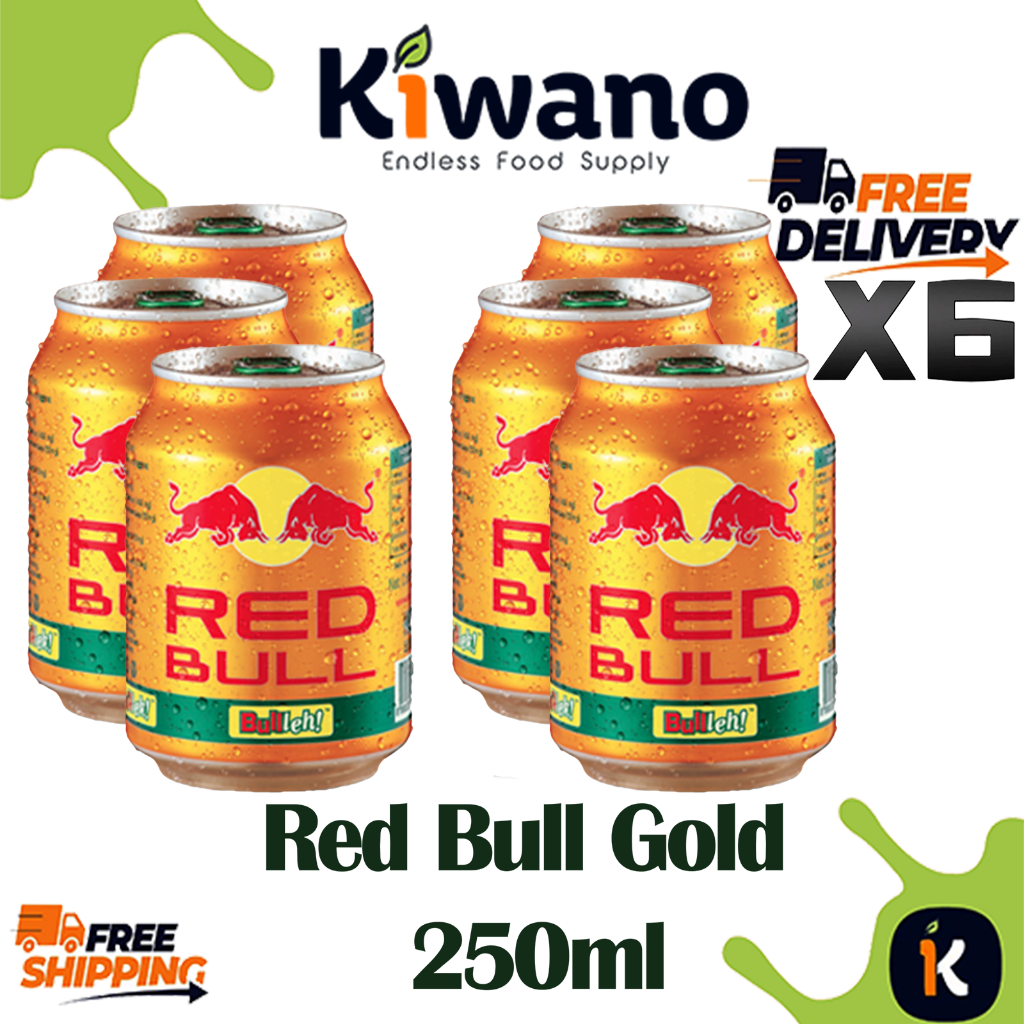Red Bull Gold Can 6 X 250ml | Shopee Malaysia