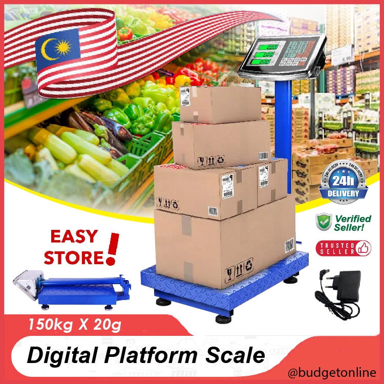 150KG Rechargeable Market Platform Digital Scale Electronic Weight ...