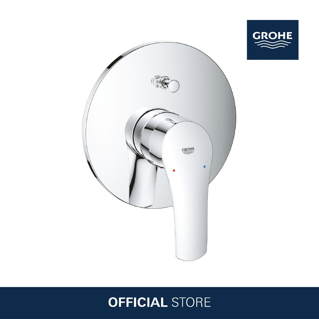 GROHE EUROSMART SINGLE-LEVER BATH/ SHOWER MIXER WITH 2-WAY DIVERTER ...